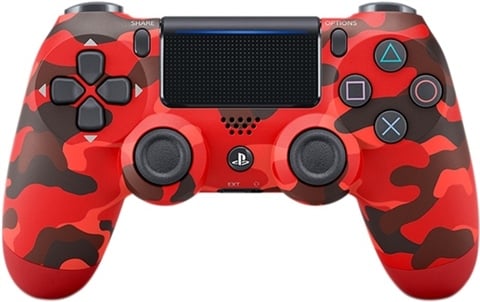PS4 Official DualShock 4 Red Camo Controller (V2), B - CeX (AU): - Buy ...
