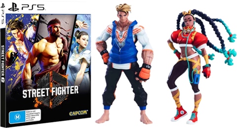 Street Fighter 6 Col. Ed. w/2x Figures, Artbook & Diorama Boards (No ...