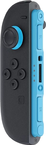 Nintendo Switch 2 Joy-Con 2 (L) Black & Light Blue, No Strap, C - CeX ...