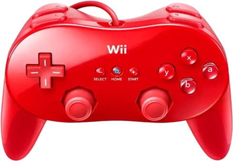 Nintendo Wii Official Red Classic Controller Pro, C - CeX (AU): - Buy ...
