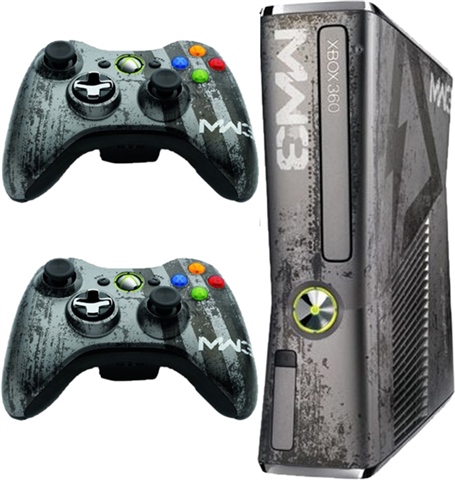 Xbox 360S (Slim) Modern Warfare 3 Ed. +2Pad (No Game), Unboxed - CeX ...