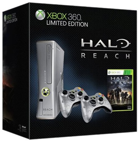 Xbox 360 (Slim) 250GB Halo Reach LE, Boxed - CeX (AU): - Buy, Sell, Donate