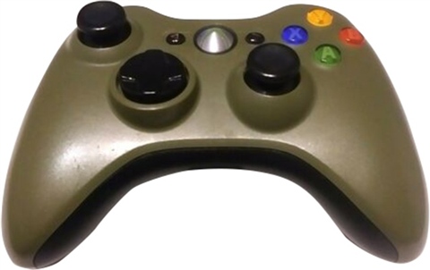 Xbox 360 Official Halo 3 Olive Green Wireless Controller, C - CeX (AU ...