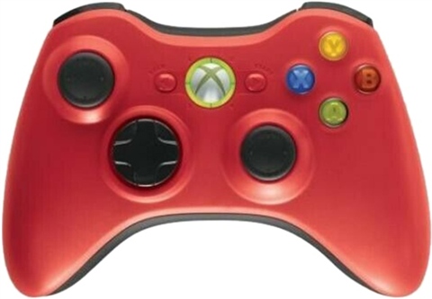 Xbox 360 Official Red Wireless Controller, B - CeX (AU): - Buy, Sell ...
