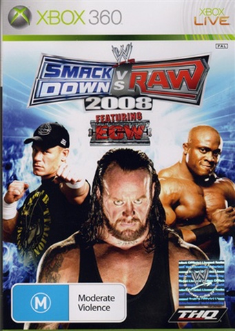 WWE Smackdown Vs Raw 2008 - CeX (AU): - Buy, Sell, Donate