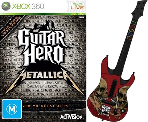 Guitar Hero Metallica (With Guitar) - CeX (AU): - Buy, Sell, Donate