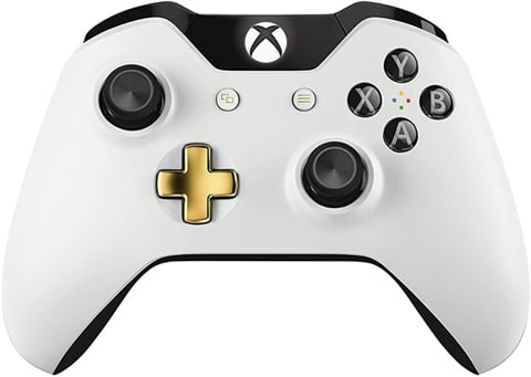Xbox One Official Lunar White/Gold Wireless Controller, C - CeX (AU ...