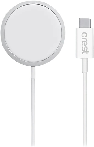 Crest CMWC10W 10W Magnetic Wireless Charger (USB-C) - White - CeX (AU ...