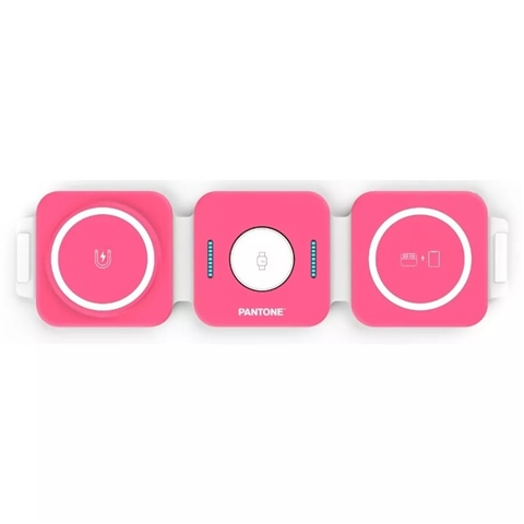 Pantone PT-WC005Y 3-in-1 Foldable Wireless Charger- Pink - CeX (AU ...