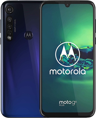 Motorola Moto G8 Plus XT2019 Dual Sim 64GB Cosmic Blue, Unlocked A ...