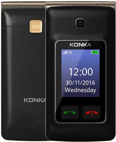 Konka U3 Flip Phone Black Titanium, Unlocked B - CeX (AU): - Buy, Sell ...